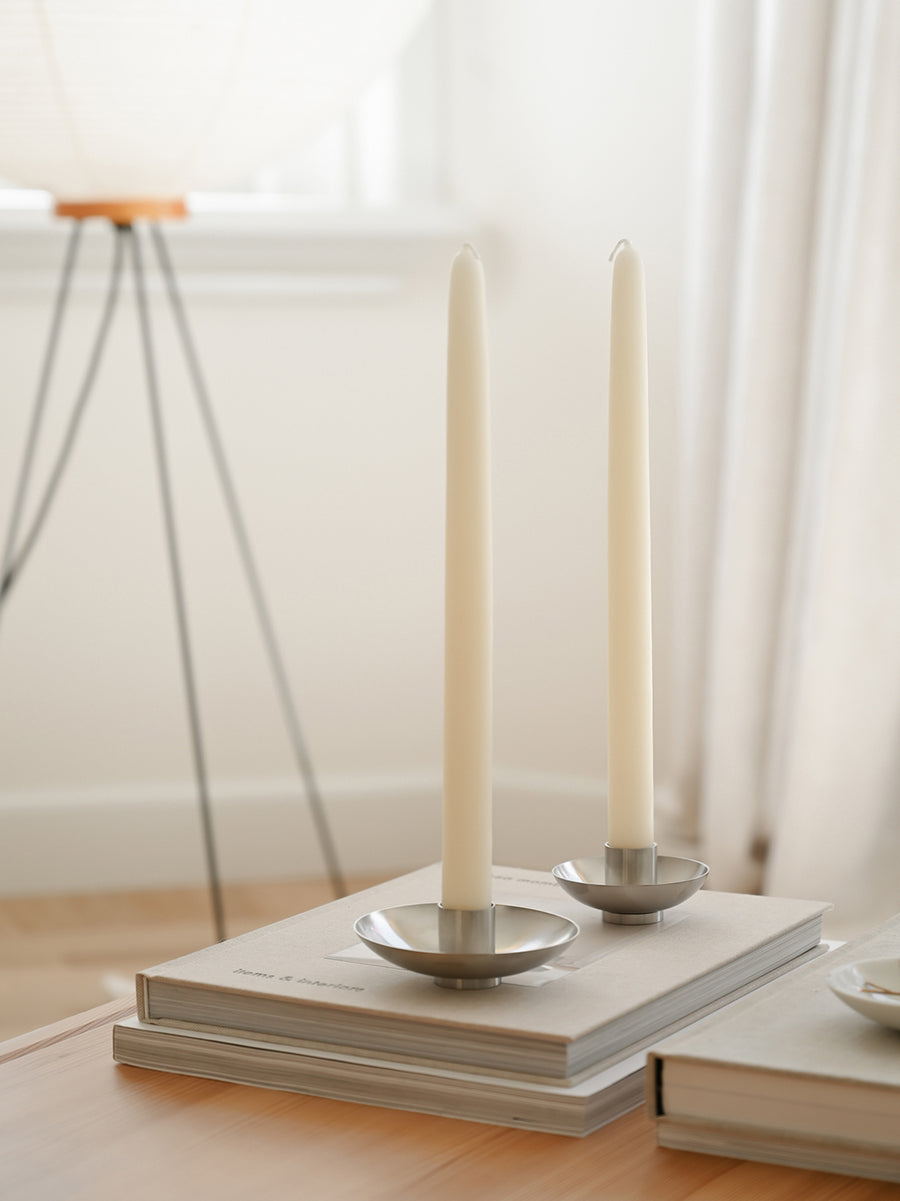Pale Beeswax Dinner Candles, Dipam – The Fine Store